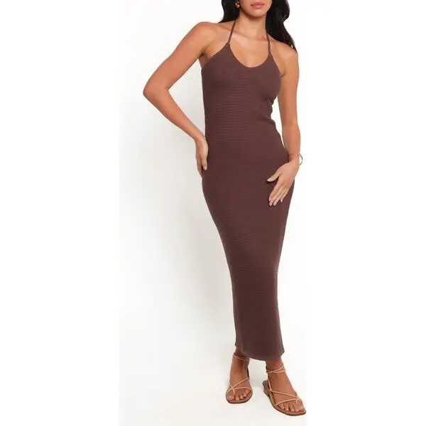 PETAL & PUP Darya Halter Sweater Dress