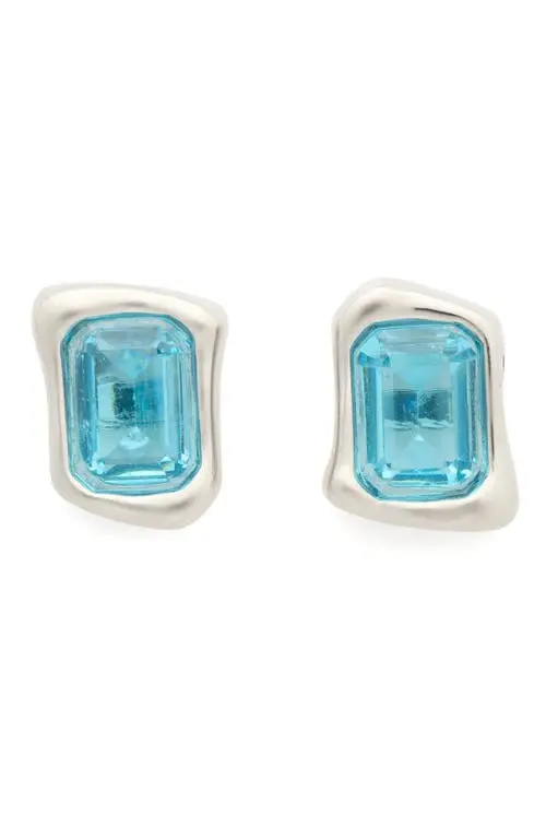 Kate Spade New York Molten Glass Stud Earrings - Aqua