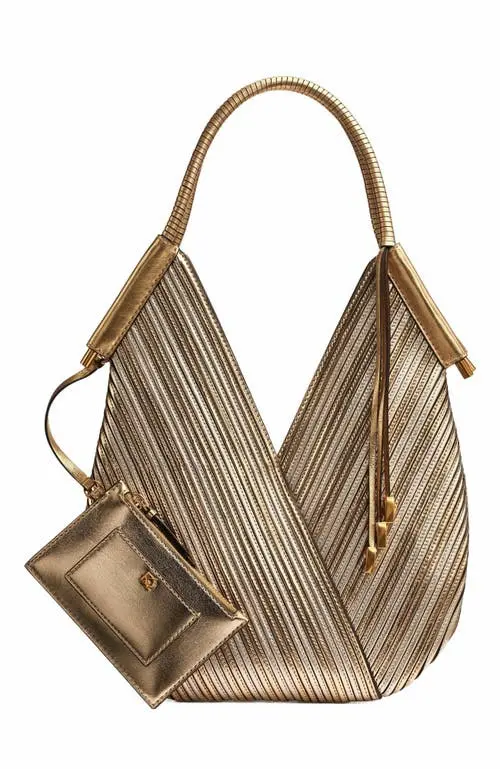 Donna Karan New York Baldwin Mini Metallic Shoulder Bag