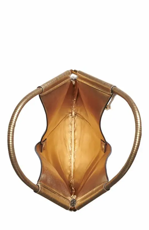 Donna Karan New York Baldwin Large Metallic Shoulder Bag - Gold