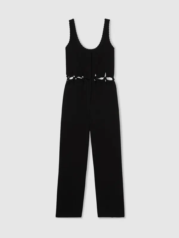 REISS Miniva Atelier Cut-out Waist Jumpsuit