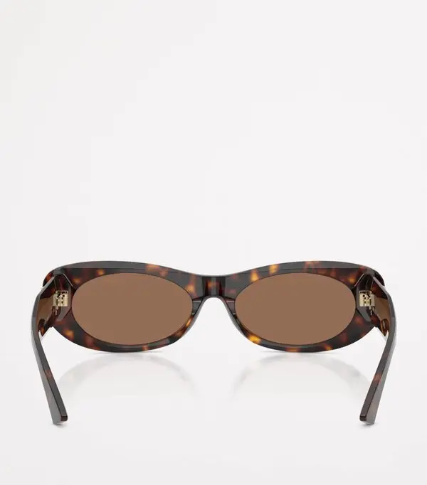 JIMMY CHOO Havana Oval Sunglasses