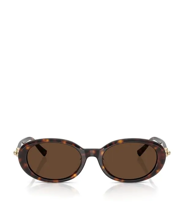 Tiffany & Co. Acetate Oval Tf4242d Sunglasses - Brown
