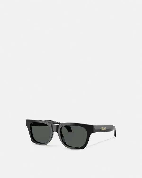 Versace Signature Squared Sunglasses - Black