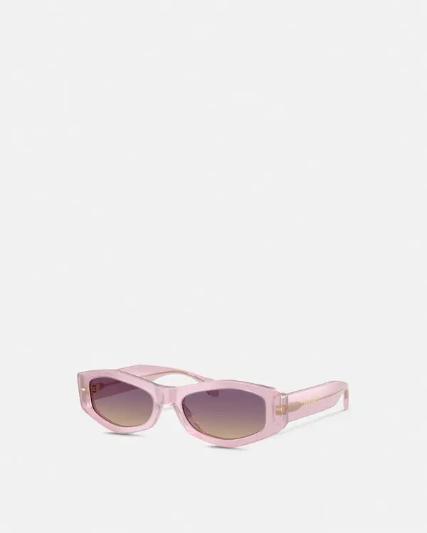 Versace Geometric Sunglasses - Pink