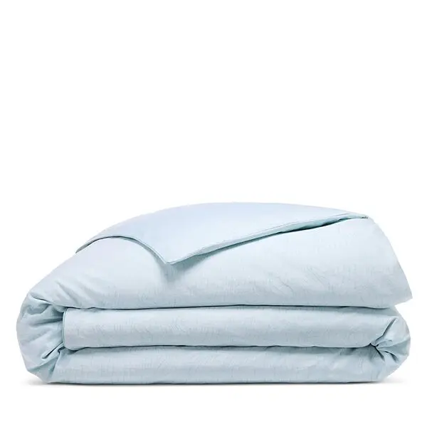 AMALIA HOME COLLECTION Matiz Jacquard Duvet Cover, Queen - Turquoise/aqua