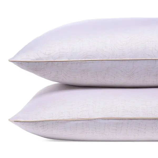 AMALIA HOME COLLECTION Matiz Jacquard Sham, Standard, Set Of 2 - Beige/sand