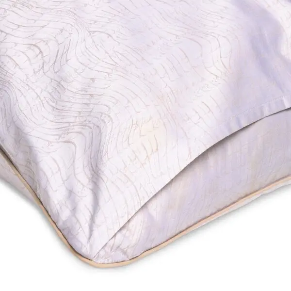 AMALIA HOME COLLECTION Matiz Jacquard Sham, Standard, Set Of 2 - Beige/sand