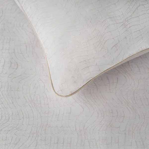 AMALIA HOME COLLECTION Matiz Jacquard Sham, Standard, Set Of 2 - Beige/sand
