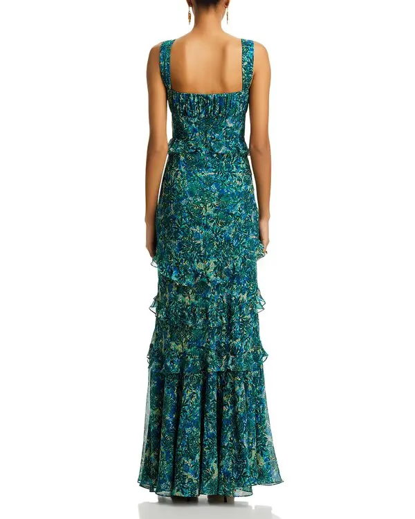 saloni green sequin dress BABARONI BABARONI Sequin Dark Green Prom Dresses Trumpet/Mermaid Sweetheart With Slit Pleated Sweep/Brush Train, Dark Green / US0 main image 0