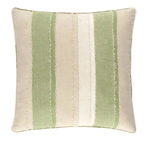 ANNIE SELKE Moon Hills Linen Euro Sham - Olive