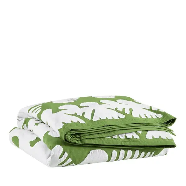 ANNIE SELKE Knight Wood Cutwork Coverlet, Full/queen