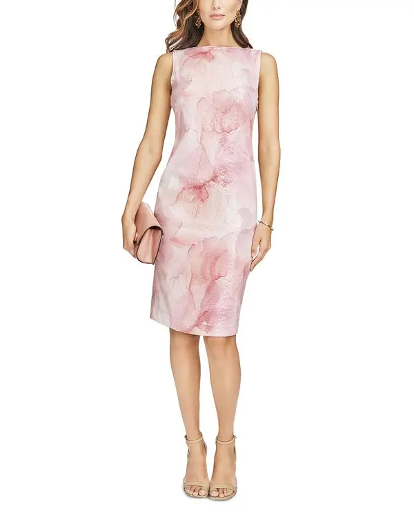 Donna Karan New York Sequined Cowl Back Dress