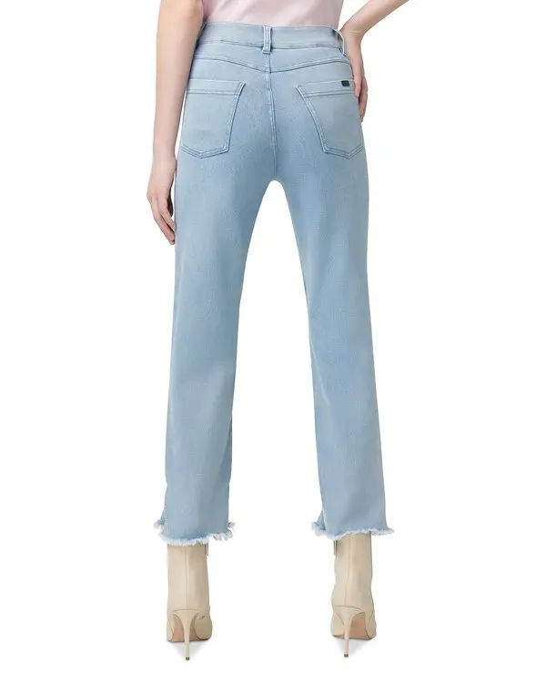 Hue High-rise Ruffle-hem Skimmer Jeans - Classic Light