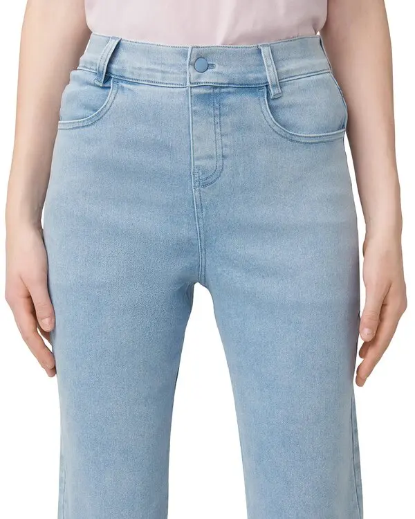 Hue High-rise Ruffle-hem Skimmer Jeans - Classic Light
