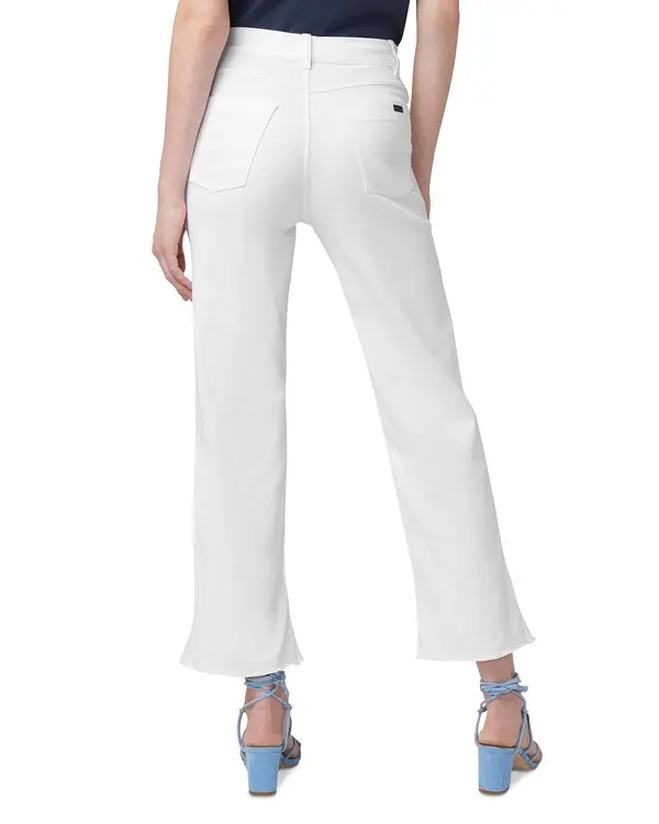Hue High-rise Skimmer Jeans With Ruffle Hem