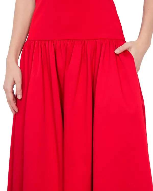 Alice + Olivia Oriana Strapless Drop Waist Gown