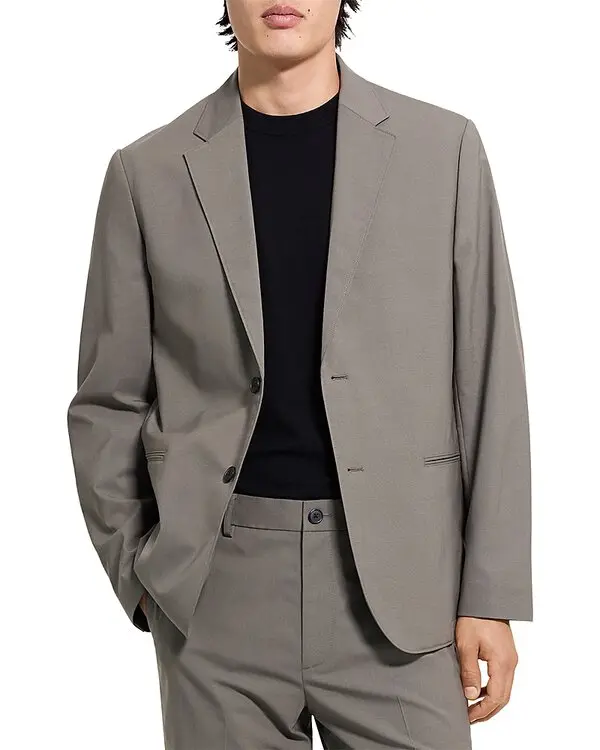 Theory Clinton Blazer In Motion Wool - Morel