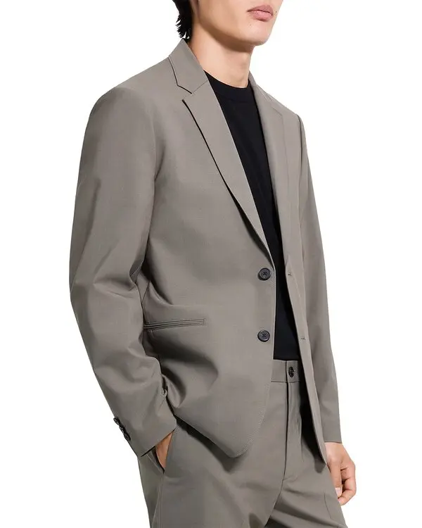 Theory Clinton Blazer In Motion Wool - Morel | Editorialist