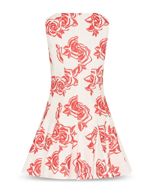 MILLY Ariel Rose Embroidered Dress