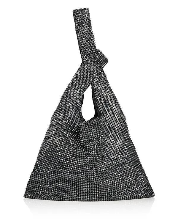 Aqua Crystal Evening Bag - Black