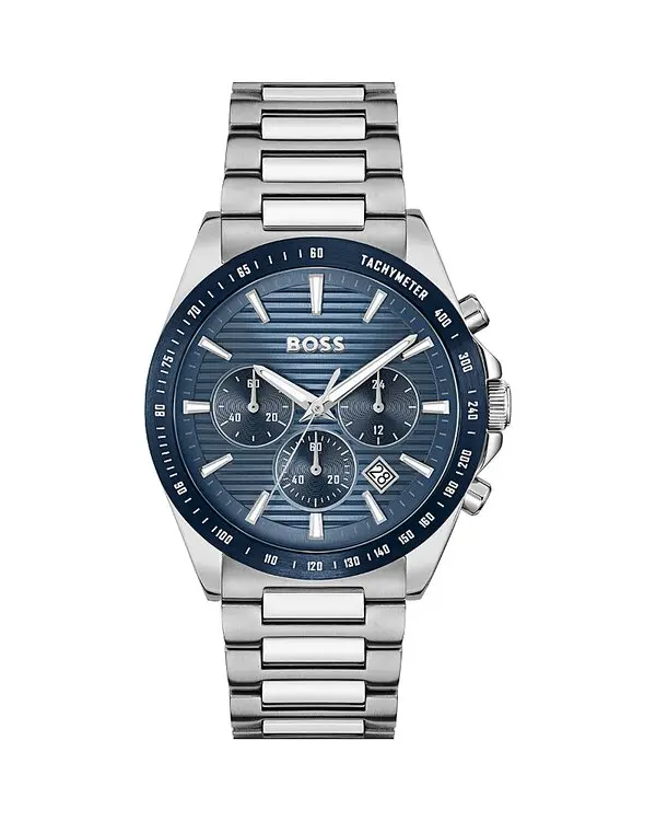 Hugo Boss Strike Chronograph 41mm - Blue/silver