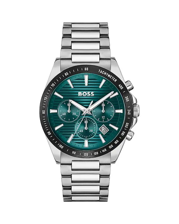 Hugo Boss Strike Chronograph 41mm - Green/silver