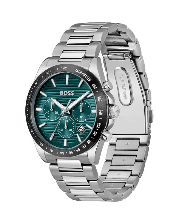 Hugo Boss Strike Chronograph 41mm - Green/silver