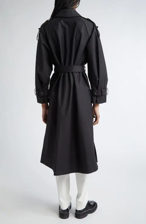 Partow Rory Belted Compact Cotton Trench Coat