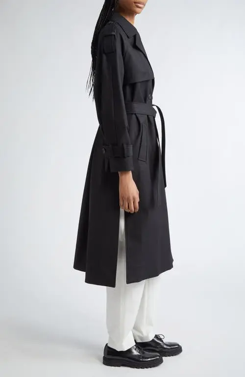 Partow Rory Belted Compact Cotton Trench Coat