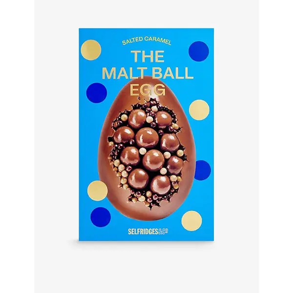 SELFRIDGES SELECTION The Malt Ball Egg Salted Caramel Easter Egg 260g - One-color