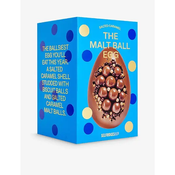 SELFRIDGES SELECTION The Malt Ball Egg Salted Caramel Easter Egg 260g