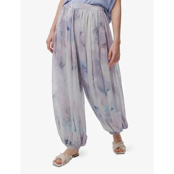 LEEM Printed Woven Harem Trousers