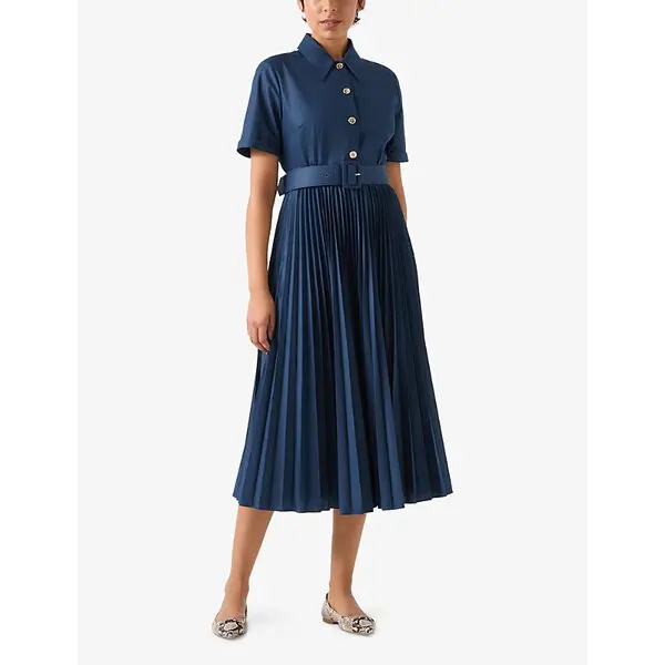 lk bennett shirt dress LK Bennett Qatar | Bella Shell  Print Cotton Shirt Dress. New Collection  available in store at LK Bennett Villaggio Mall. Visit our store in  Villaggio Mall