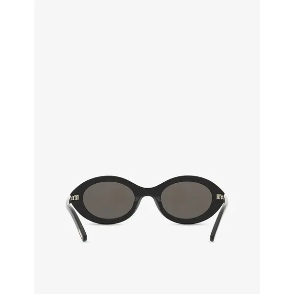 TOM FORD Ft1186 Troy Oval-frame Sunglasses - Black