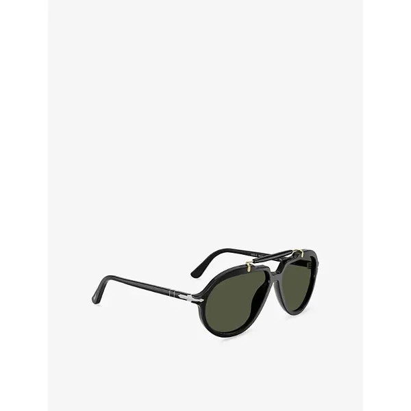 Persol Pilot-frame Sunglasses - Black