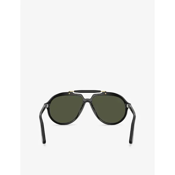 Persol Pilot-frame Sunglasses - Black