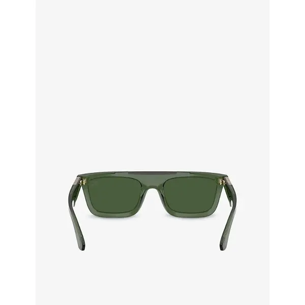 Burberry Be4451u Rectangle Sunglasses - Green