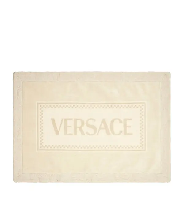 Versace Barocco Bath Mat - Beige