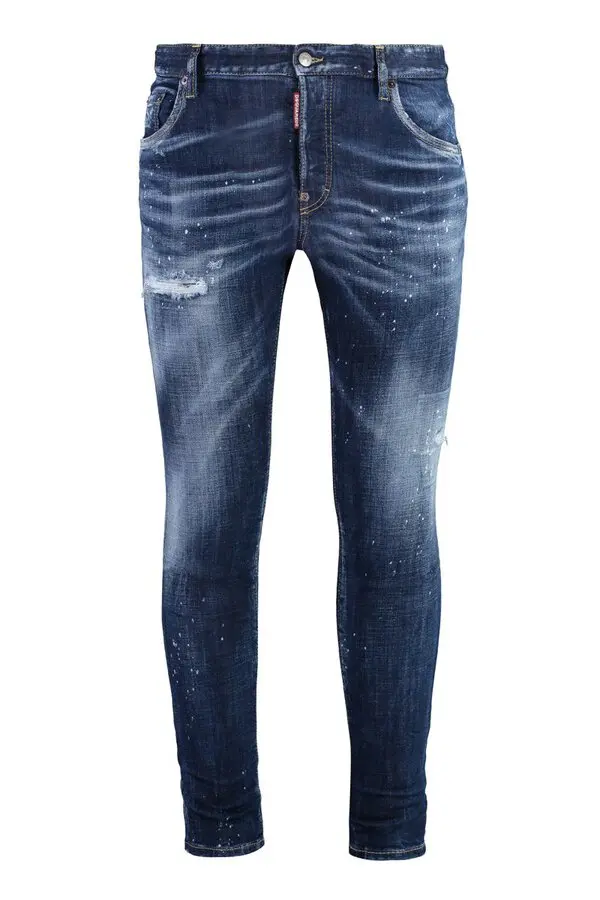 Dsquared2 Skater Skinny Jeans - Navy