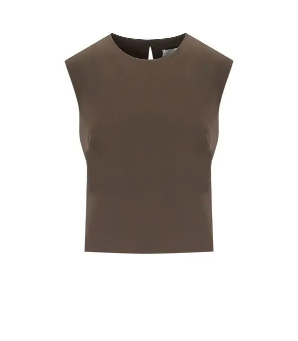 Harris Wharf London Techno Viscose Top