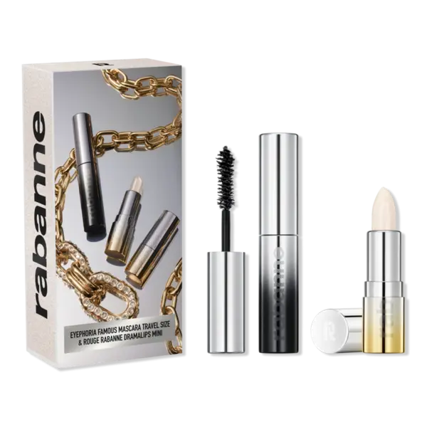 Rabanne Must Have Minis Famous Mascara & Dramalips Lipstick Set - One-color