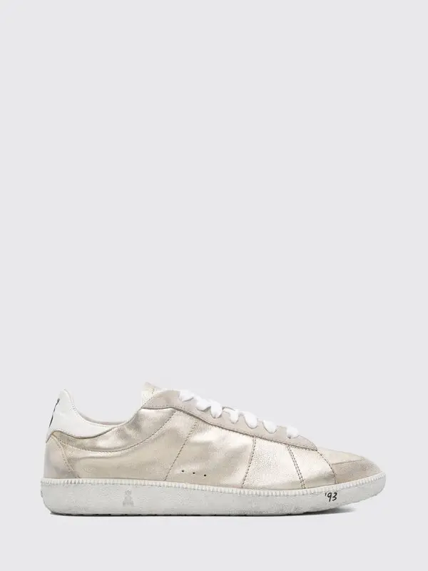 Patrizia Pepe Lace Up Sneakers - Gold