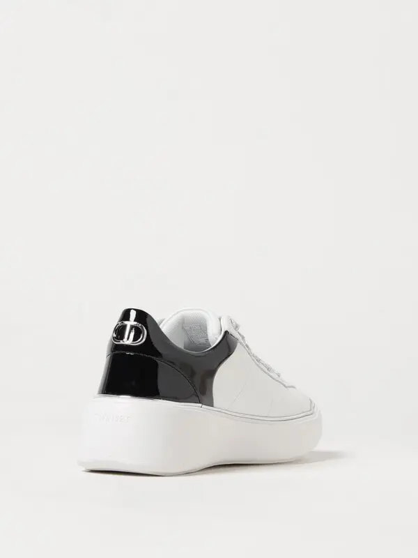 TWINSET Platform Sneakers With Metallic Accents