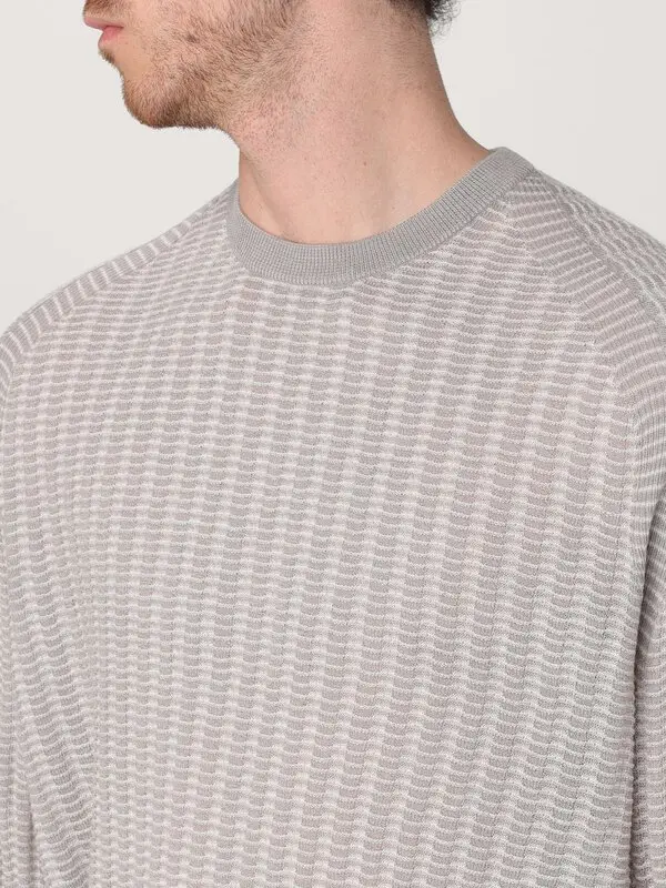 Emporio Armani Crew Neck Pullover - Beige