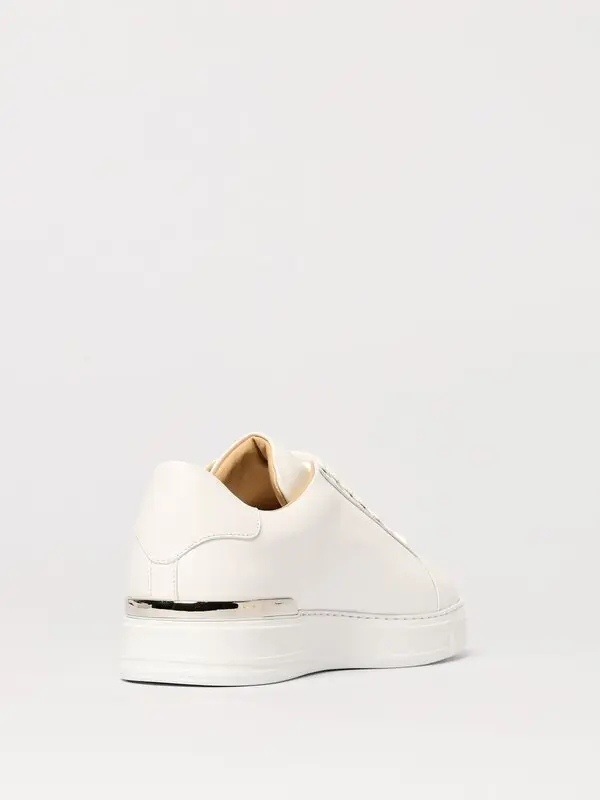 Philipp Plein Embellished Lace-up Sneakers - White