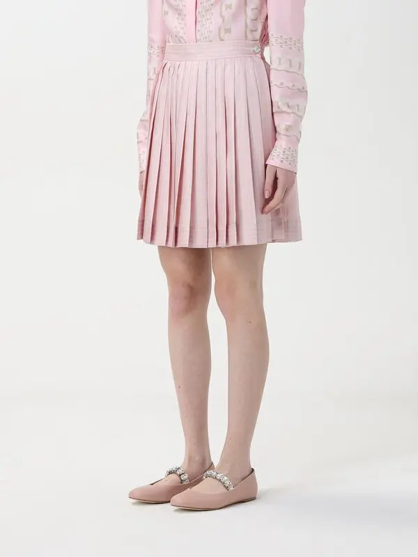 Versace Pleated Skirt - Pink