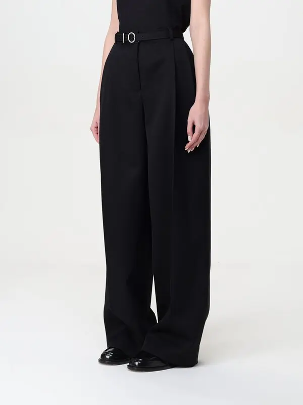 JIL SANDER Wide-leg Tailored Trousers - Black