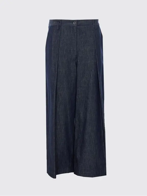 Brunello Cucinelli Cropped Fit Cotton Trousers