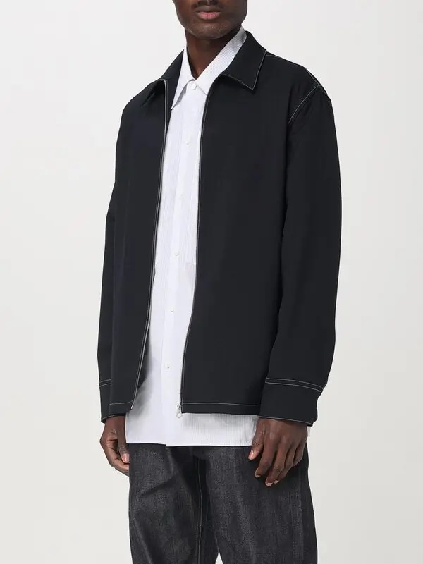 JIL SANDER Zip-up Jacket With Contrast Stitching
